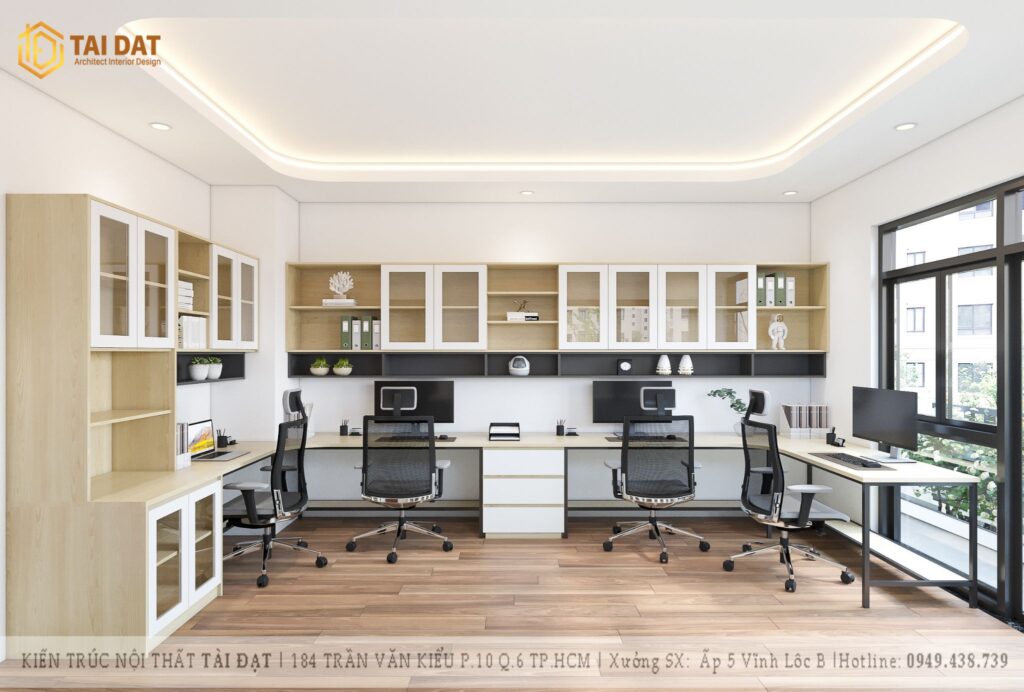 THIẾT KẾ NỘI THẤT VĂN PHÒNG CÔNG TY DƯỢC PHẨM CALAPHARCO – Nội thất Tài Đạt