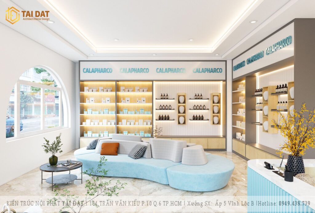 THIẾT KẾ NỘI THẤT VĂN PHÒNG CÔNG TY DƯỢC PHẨM CALAPHARCO – Nội thất Tài Đạt
